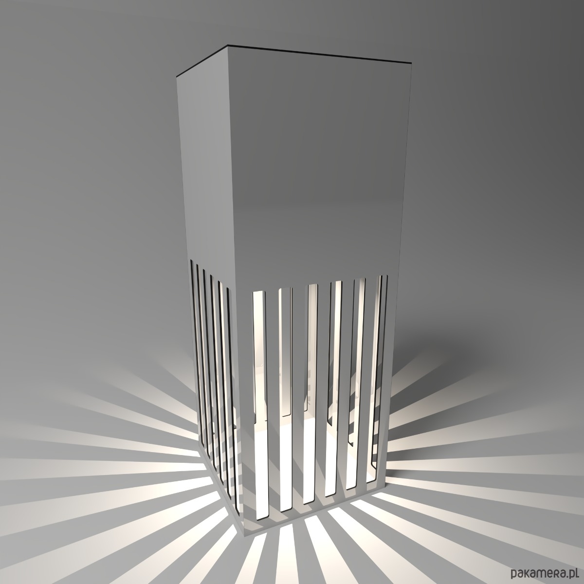 Aluminiowa donica kwietnik Azura 2 LED 3684489 - Pakamera.pl