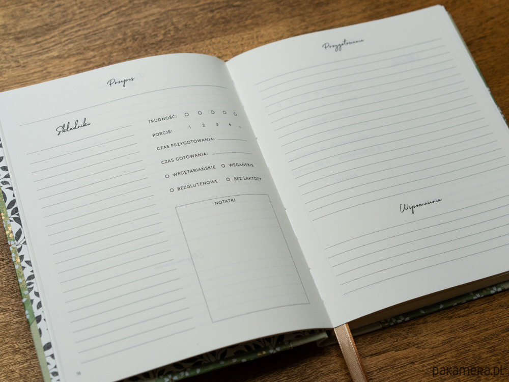 Przepiśnik Notes Kulinarny Notes na przepisy Książka Kucharska ...