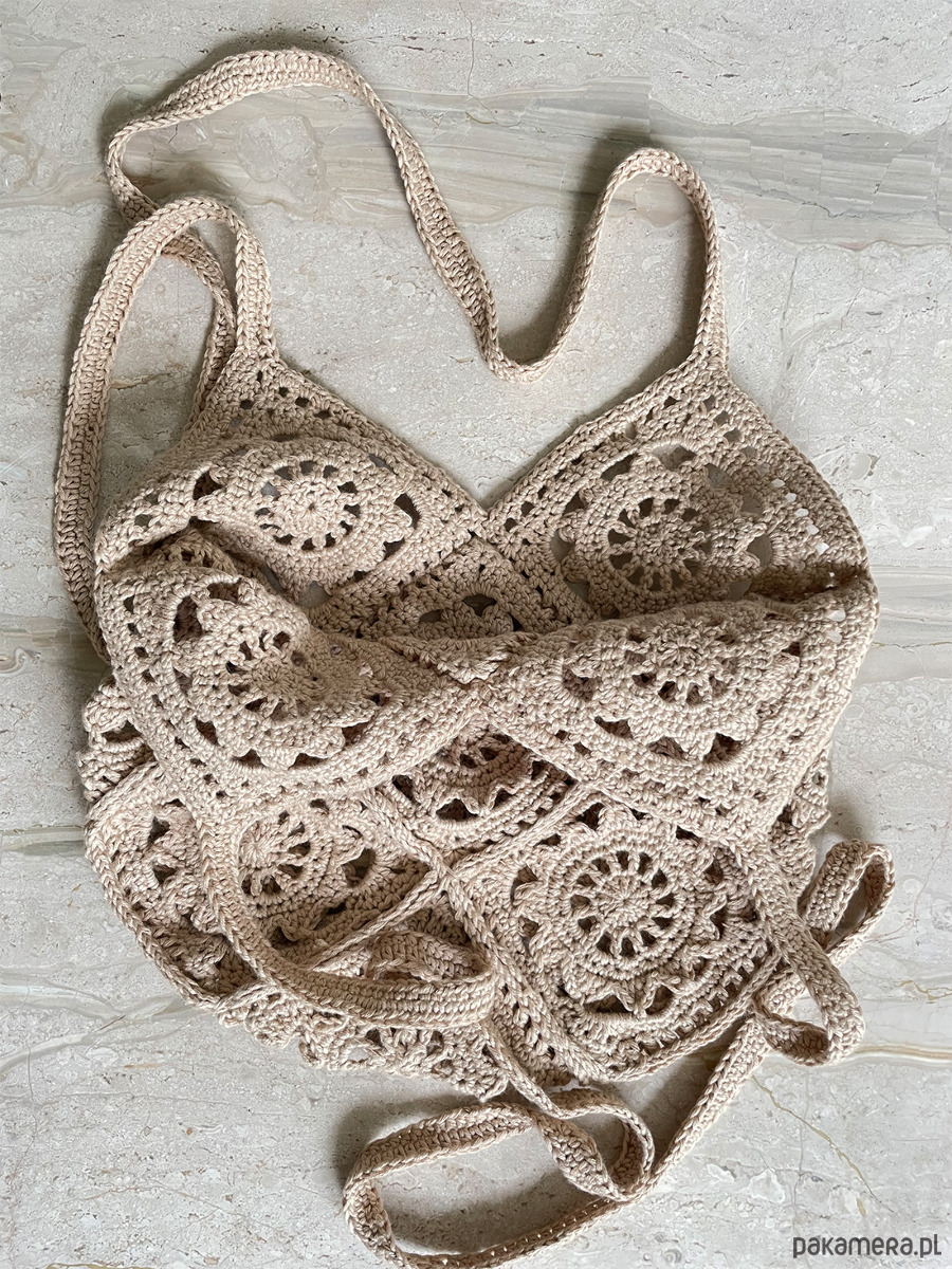 Torba na ramię granny / handmade - Pakamera.pl