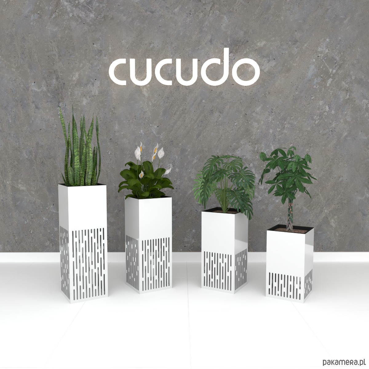 Aluminiowa donica kwietnik Azura 4 3684417 - Pakamera.pl