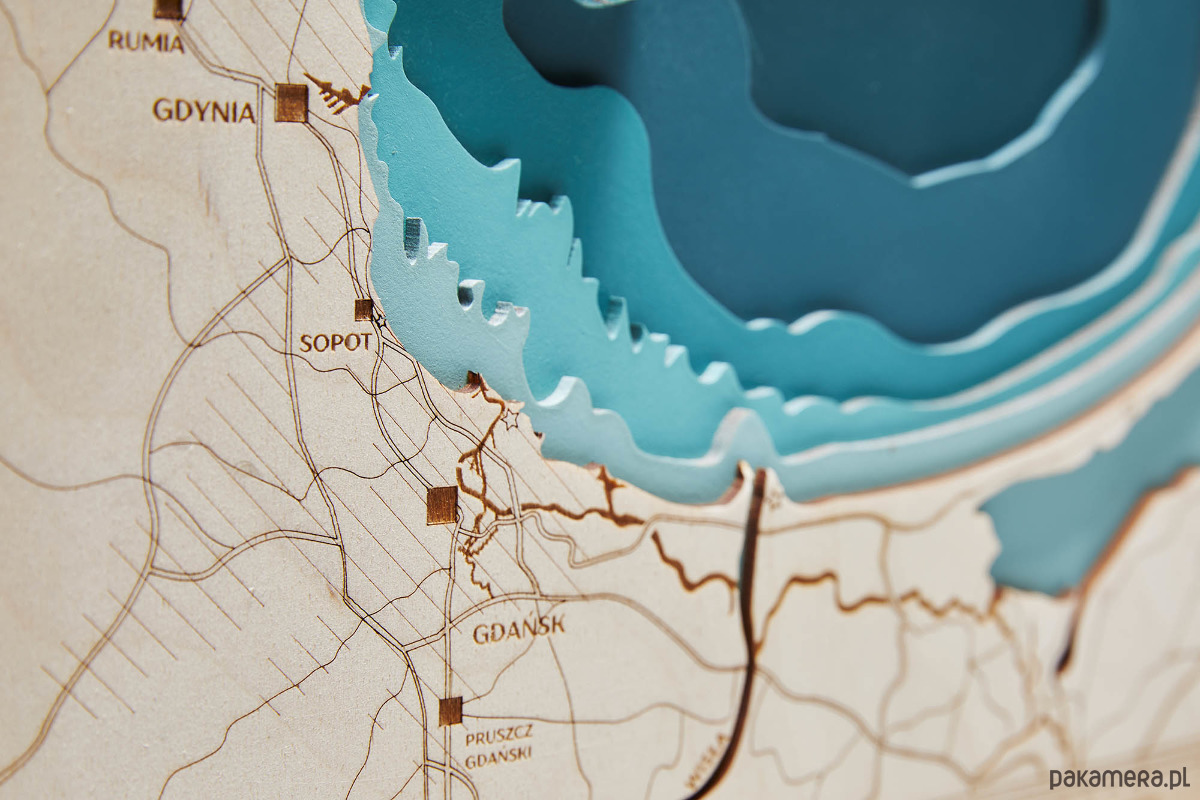 Mapa Zatoki Gdańskiej - Pakamera.pl