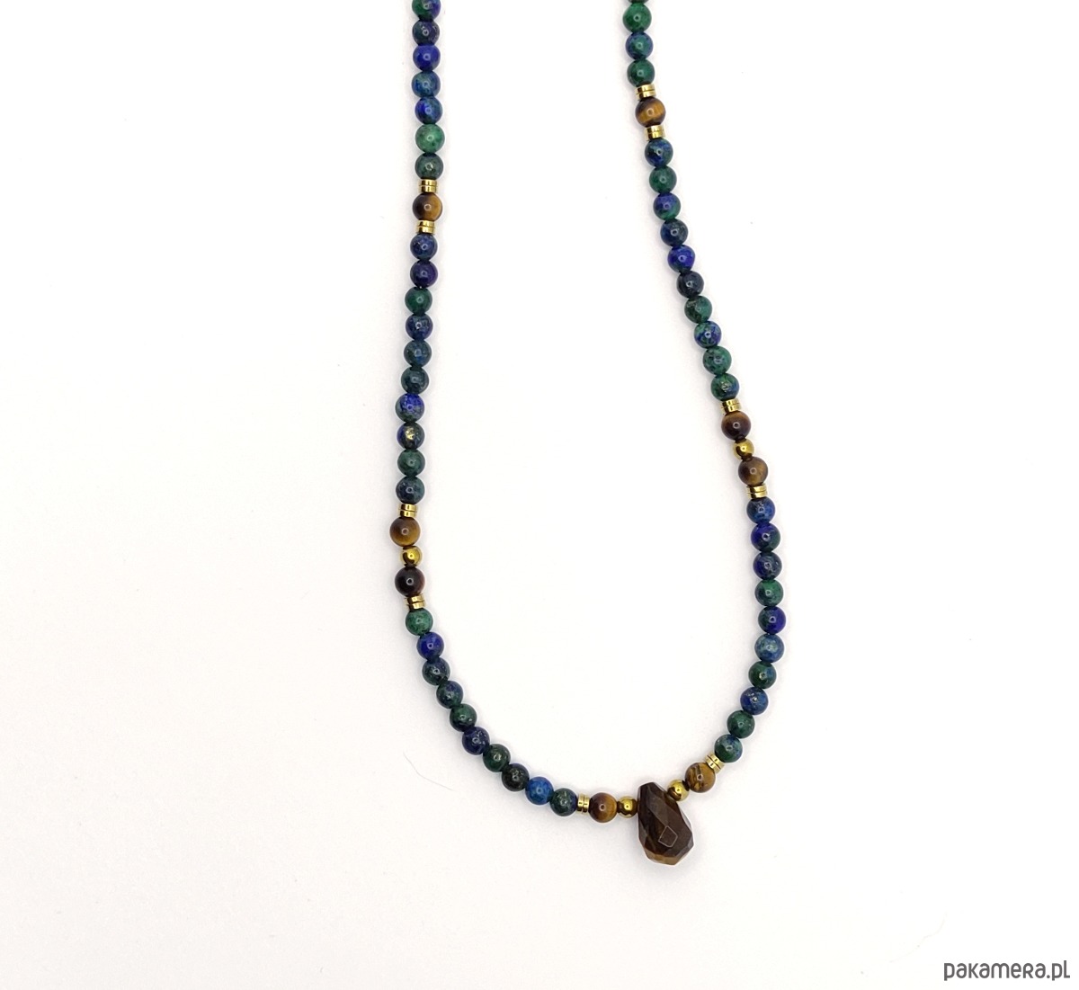 Naszyjnik z azurytów z amuletem 3691687 - Pakamera.pl
