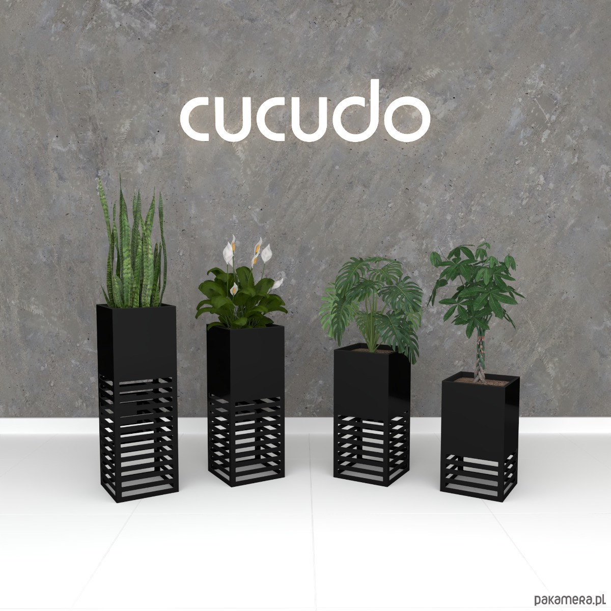 Aluminiowa donica kwietnik Azura 3 3684460 - Pakamera.pl