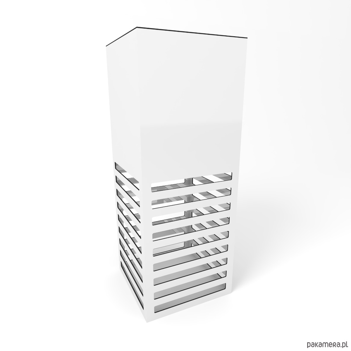 Aluminiowa donica kwietnik Azura 3 LED 3684485 - Pakamera.pl