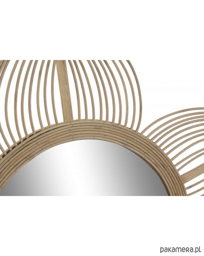 Lustro Rattanowe Lustro Dekoracyjne Fiore 66 cm 3779178 - Pakamera.pl