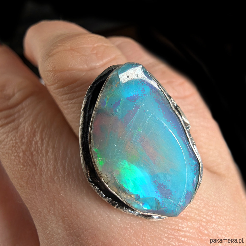 Pierścionek zorza opalu 3858994 - Pakamera.pl