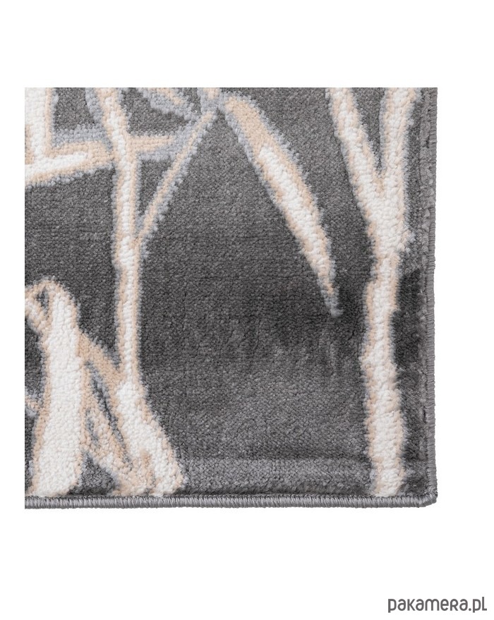 Dywan Dekoracyjny Dywan Szary Bambu 120x170 cm 3752467 - Pakamera.pl