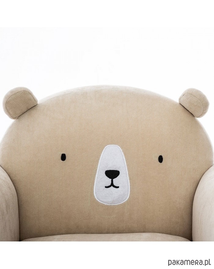 Fotel Dla Dzieci Fotelik dla Dziecka Oso Beżowy 3770104 - Pakamera.pl