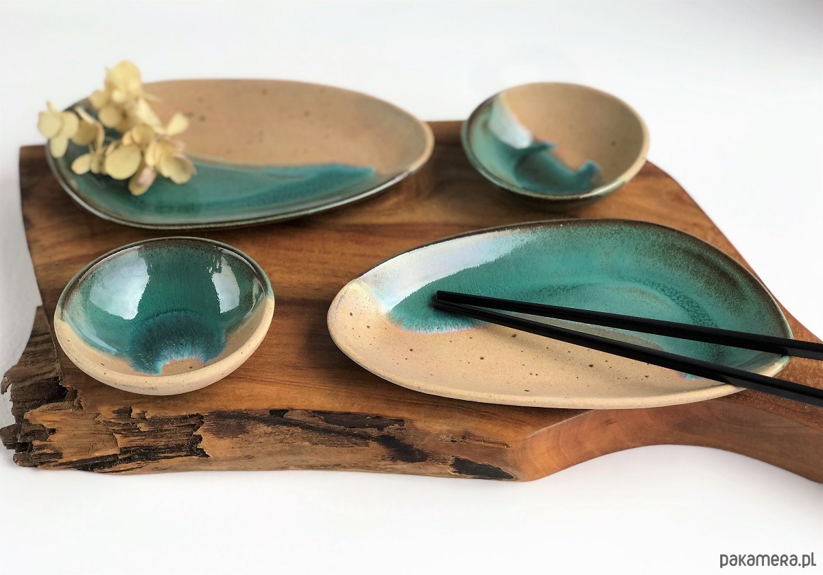 SUSHI SET Zestaw ceramiczny do sushi dla dwojga 3724699 - Pakamera.pl