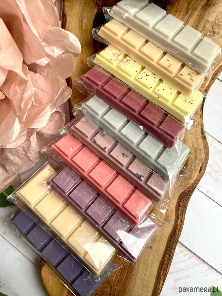 Sojowe woski zapachowe do kominka. Zestaw 10 Tabliczek. - Pakamera.pl