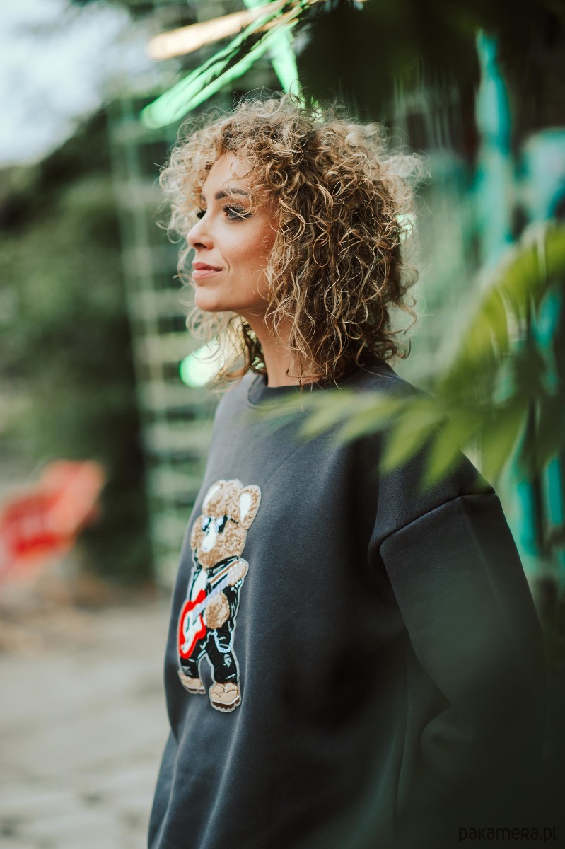 Bluza oversize Brian Teddy dla mamy i taty - Pakamera.pl