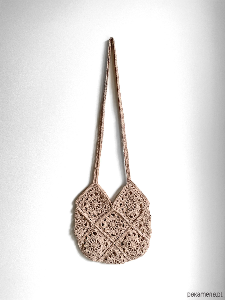 Torba na ramię granny / handmade - Pakamera.pl