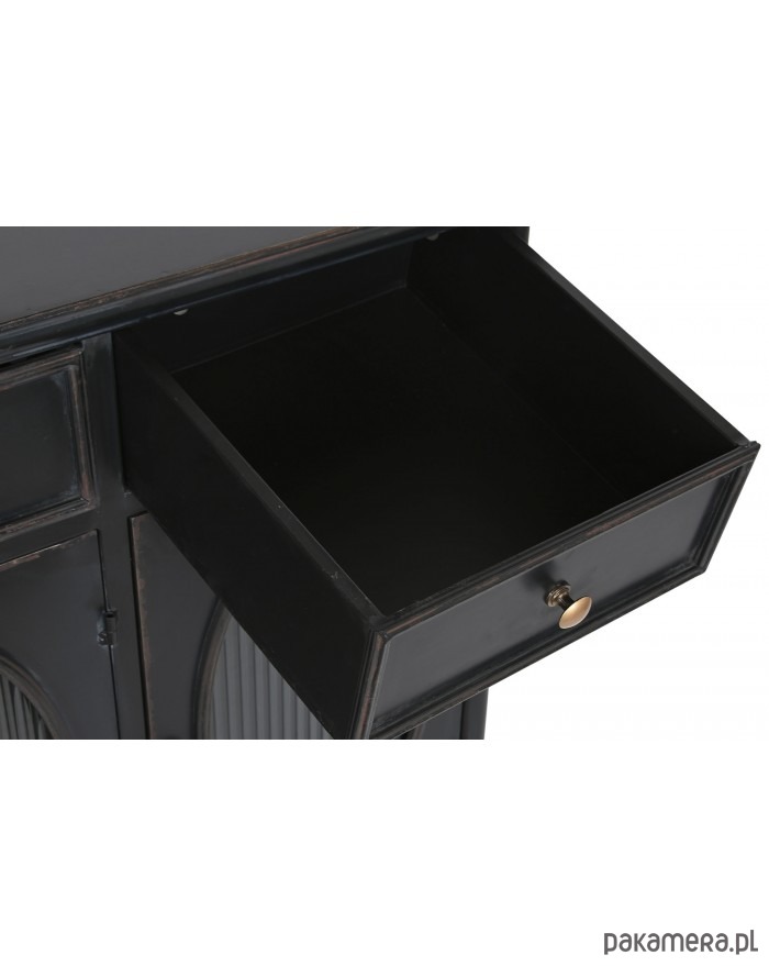 Komoda Metalowa Crystal Noir 3801895 - Pakamera.pl