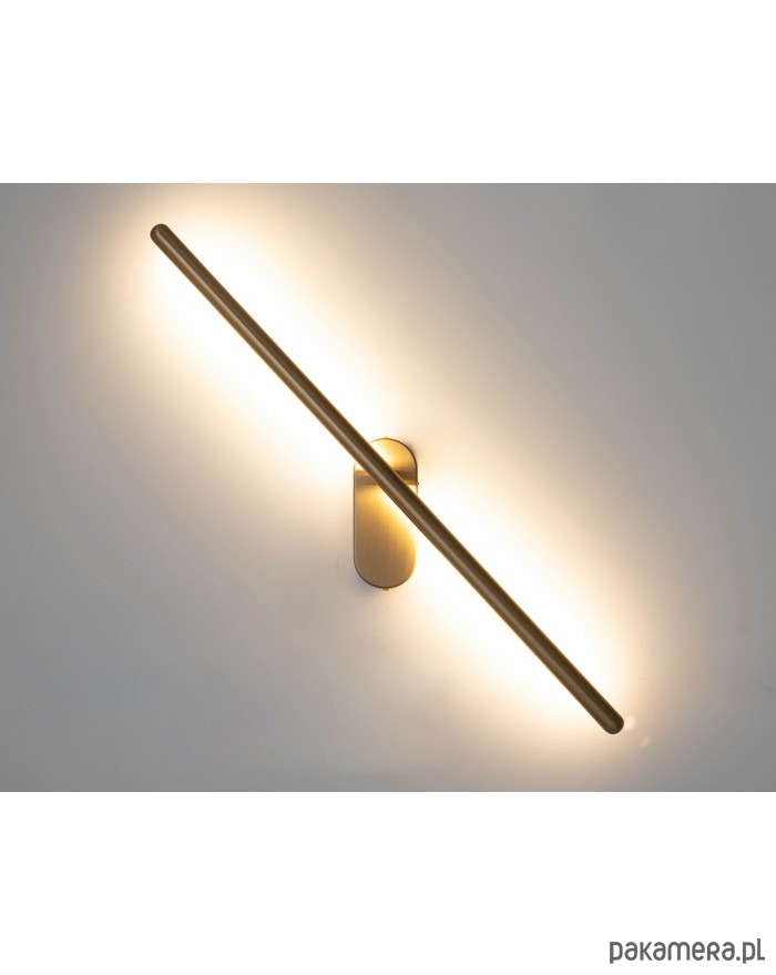 Lampa Ścienna Kinkiet Ścienny Linea Złota 60 cm 3676164 - Pakamera.pl