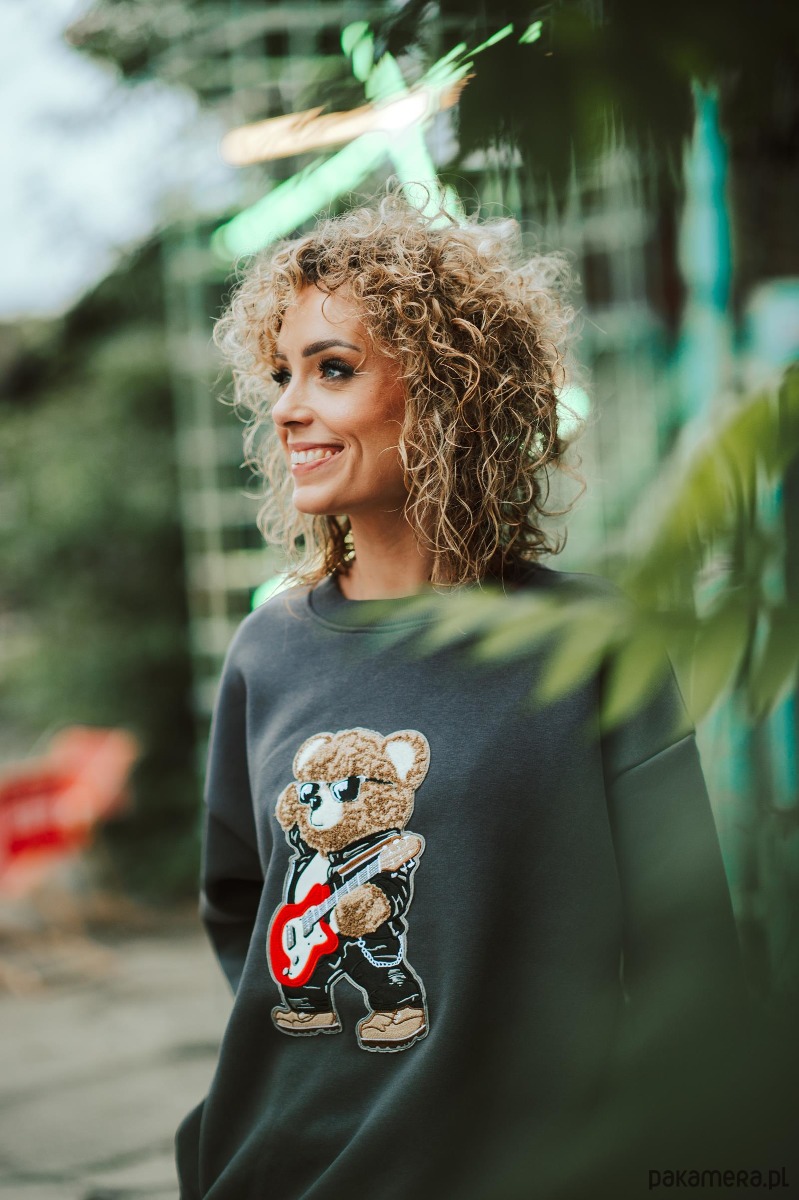 Bluza oversize Brian Teddy dla mamy i taty - Pakamera.pl