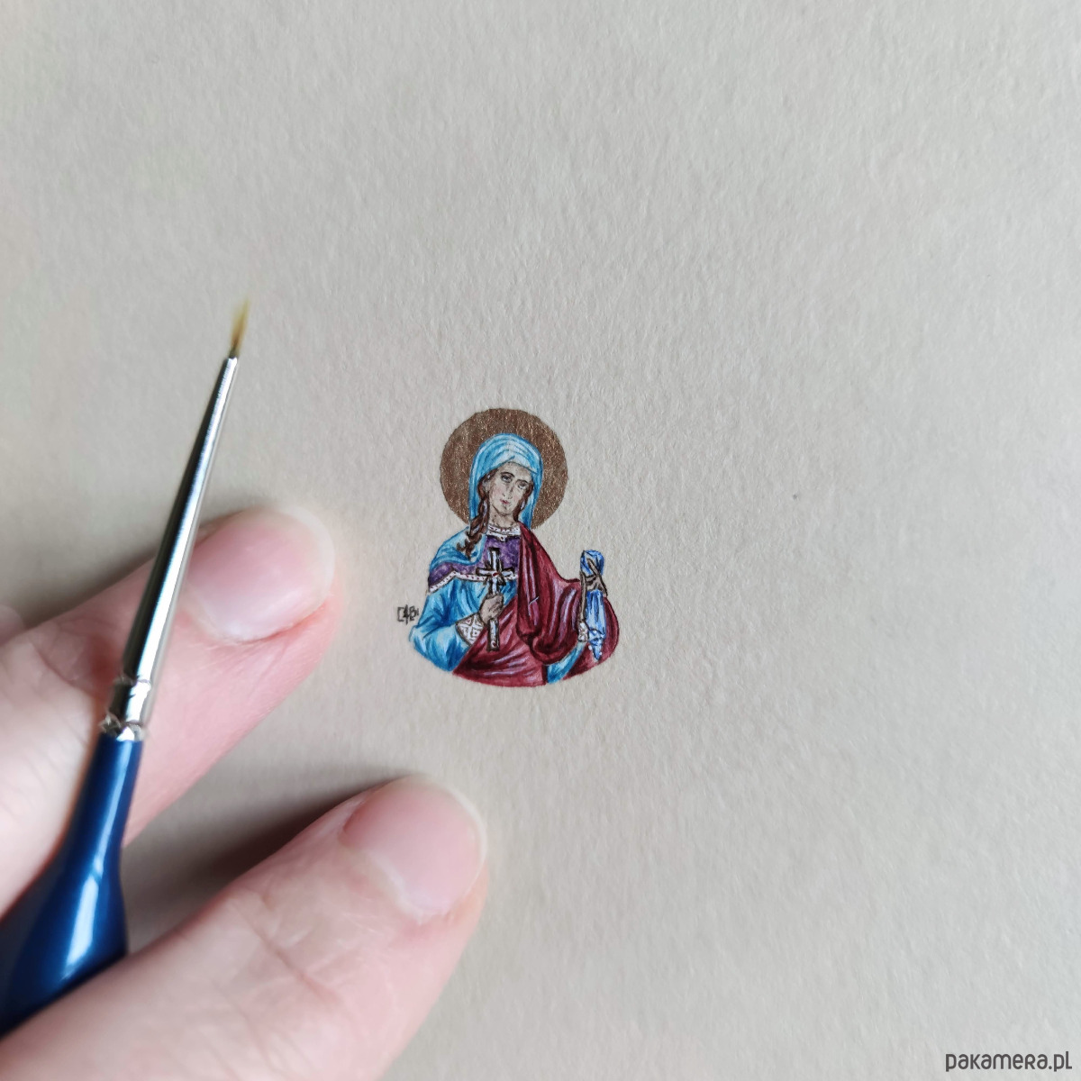 Święta Agata Ikona, prezent na bierzmowanie, portrety świetych ...