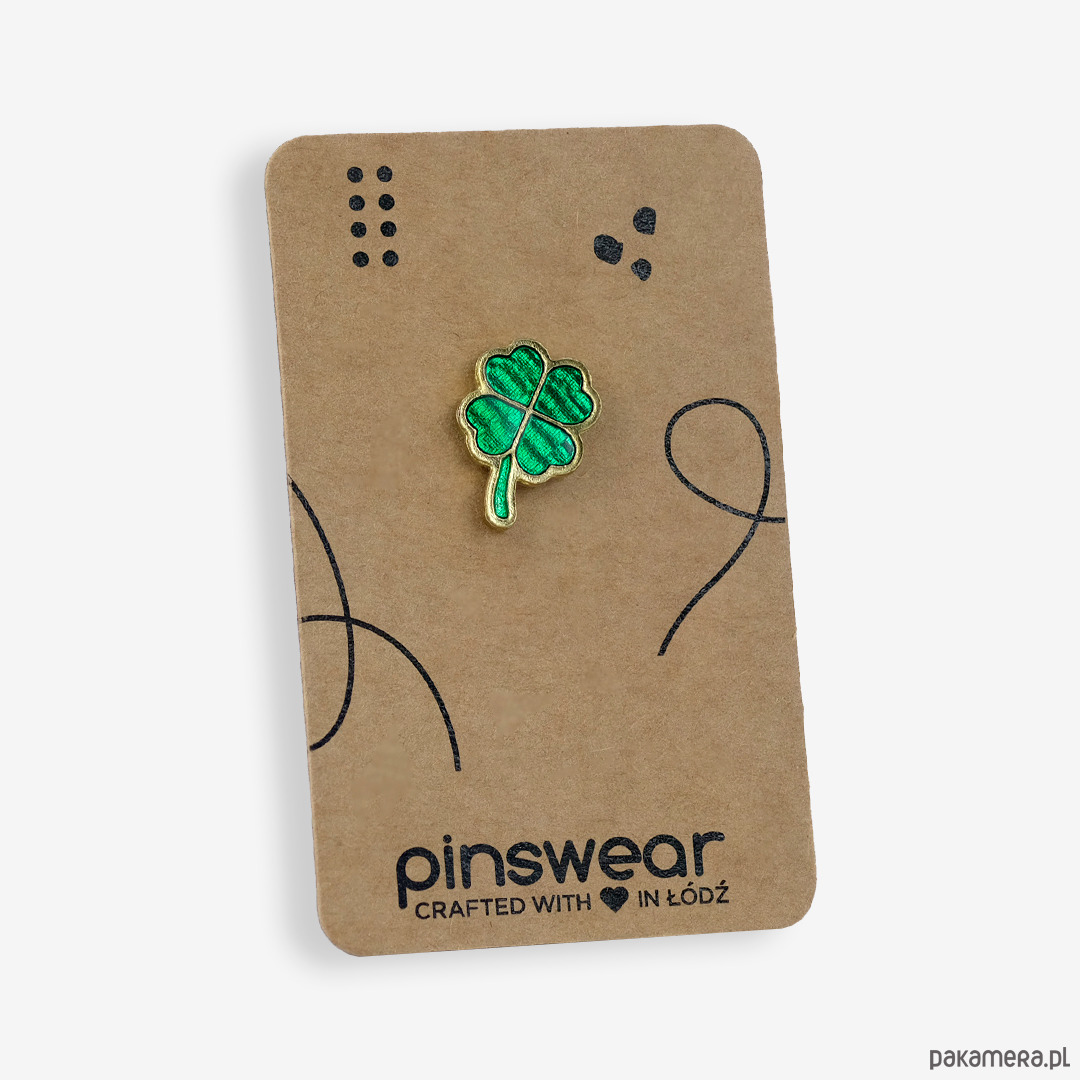 Pin Koniczyna - Pakamera.pl Pin Koniczyna - Pakamera.pl
