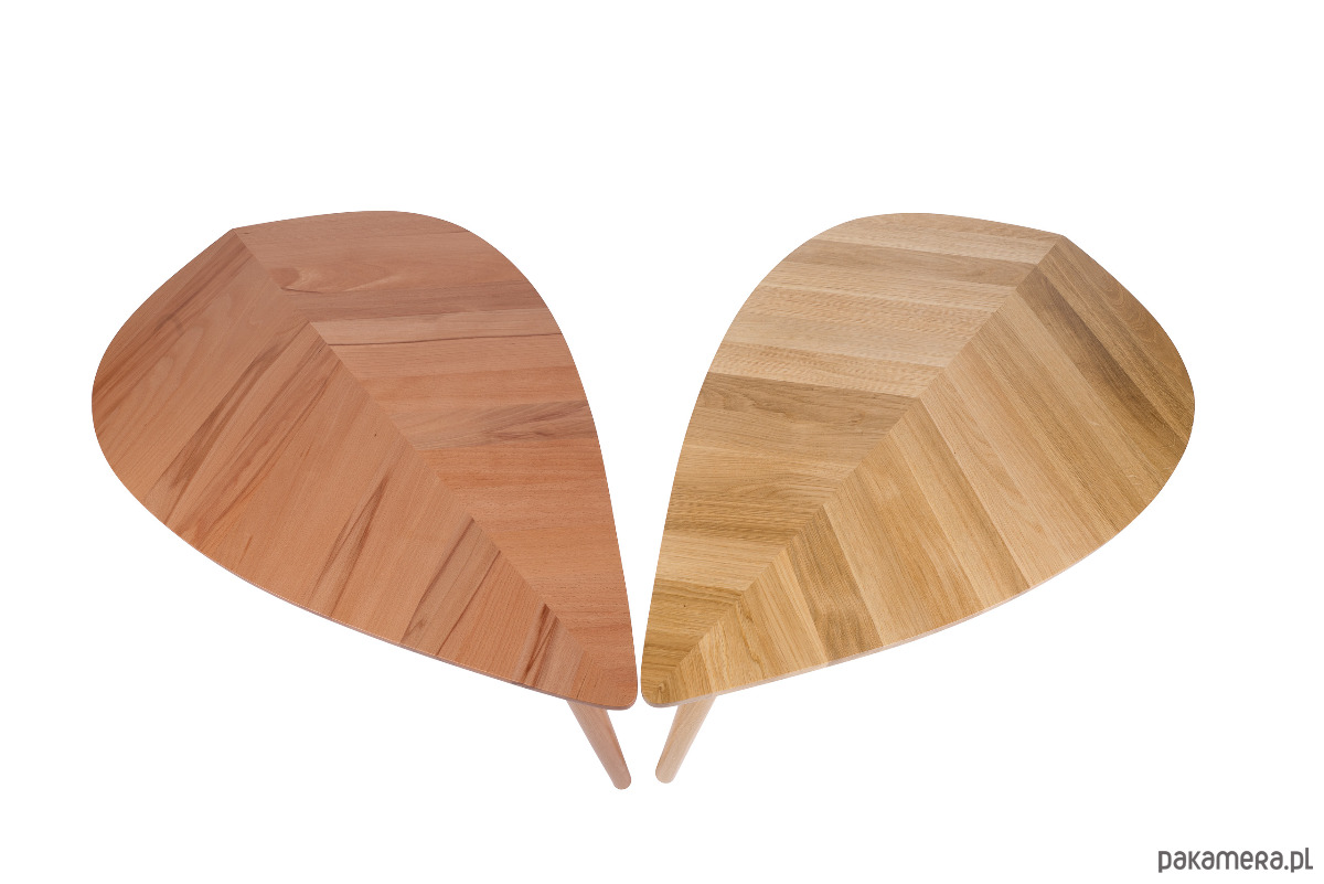 Stoliki kawowy liść buk P2 - Pakamera.pl