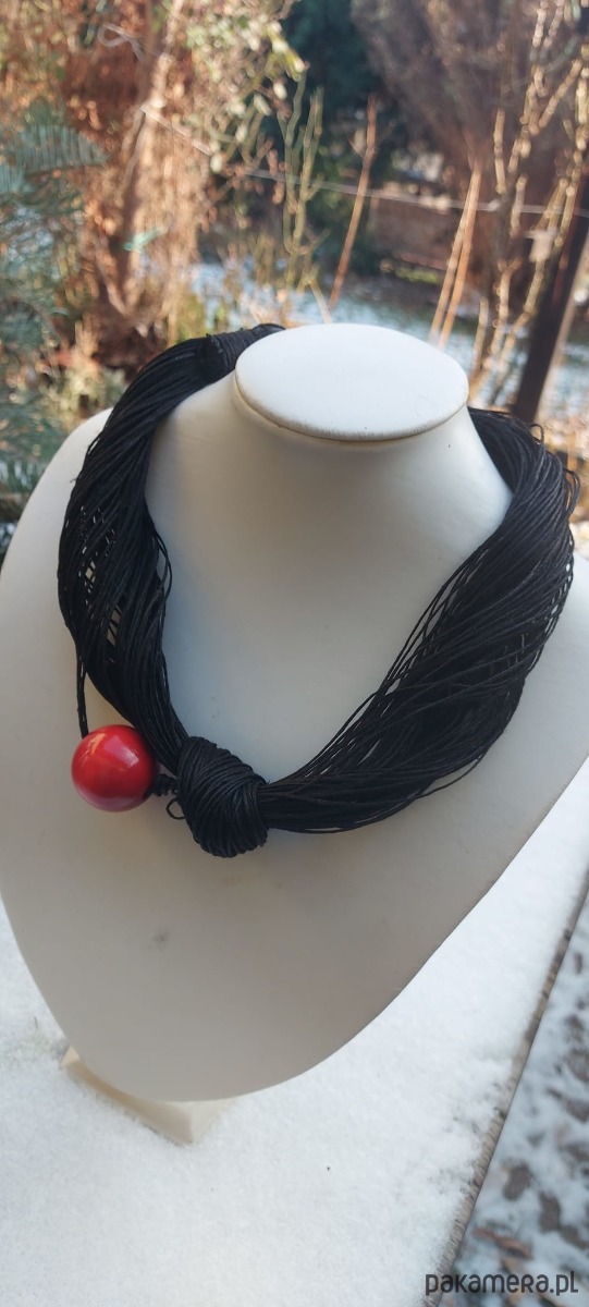 Lniany naszyjnik 3340035 - Pakamera.pl